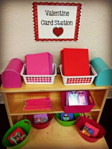 Valentine Cafe and Post Office Dramatic Play - The Little Things Preschool