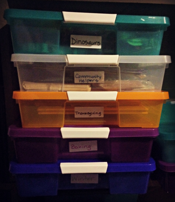 Organizing Preschool Learning Units - The Little Things Preschool